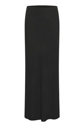 Kaffe Womens Maxi Skirt Slim Fit High Slits High-Waisted Elastic Waistband