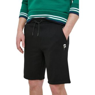 Karl Lagerfeld Shorts d&eacute;contract&eacute;s - Homme - Shorts - Noir - Taille: 2XL