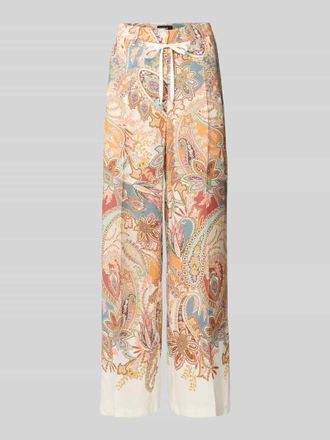 Cambio Stoffhose aus Lyocell-Leinen-Mix Modell ADRIENNE