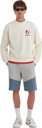 Murphy & Nye Homme, Sweatshirts et sweats &agrave; capuche, Blanc, Taille: XL Sheave SweaT-shirt