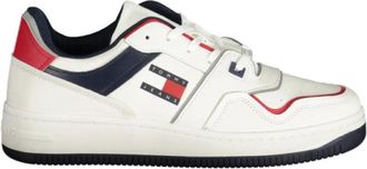 Tommy Hilfiger Homme, Chaussures, Blanc, Taille: 42 EU Retro Basket