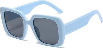 Generic Lunettes De Soleil Polaris&eacute;es Fashion Square &Agrave; Grande Monture For Hommes Et Femmes, Id&eacute;ales For Le Sport, La Plage, Les Vacances Et Les F&ecirc;tes.(Blue)