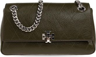 Tory Burch Charlie Quilted Small - - Bags - Damen - Gr&uuml;n - ONE SIZE