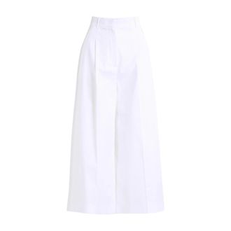 Max Mara Wide Hosen - - Trousers - Damen - Wei&szlig; - L