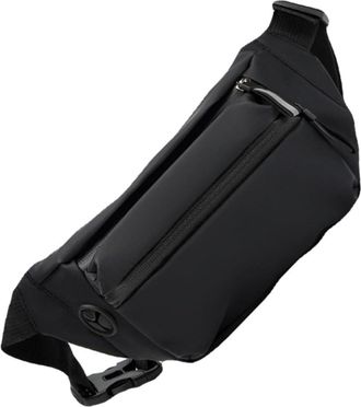 Yardwe wasserdichte Herren Bauchtasche Outdoor Einfache Sport Hüfttasche Leicht Praktisch Für Reisen und Alltag Schwarz