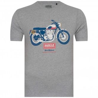 Barbour Exklusives T-Shirt - - Tops - Herren - Grau - M