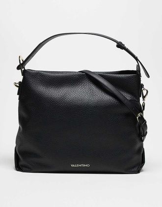 Valentino Farrah - Tote bag texturé souple à bandoulière - Noir