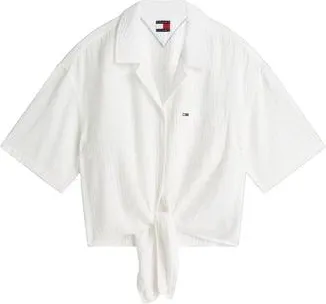 Tommy Hilfiger Chemise &agrave; nouer en coton