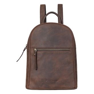 STILORD Scarlett Vintage Rucksack Damen Klein Leder Rucksackhandtasche Lederrucksack für iPad & 10.1 Zoll Tablet Handtasche City Ausgehen Shopping Daypack, Fa