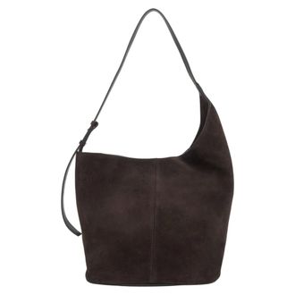 Estro & Luminara Femme, Sacs, Brun, Taille: ONE Size Sac Shopper Hobo en Velours