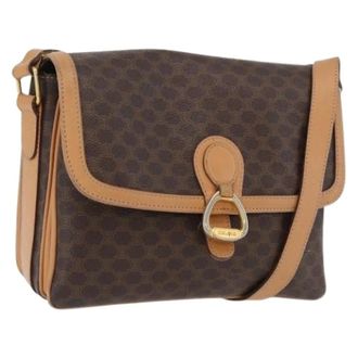 Celine Sac bandouli&egrave;re en plastique Pre-owned - Femme - Pre-owned - Brun - Taille: ONE Size