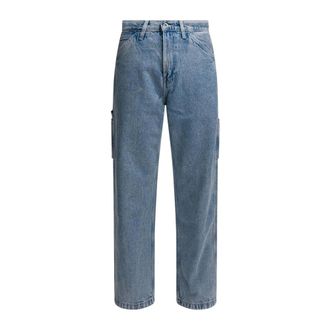 Levi's 568 Pantalon Carpenter Coupe Droite Ample - Homme - Jeans - Bleu - Taille: W29 L32