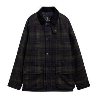 Barbour Veste en laine Tartan Bedale - Homme - Vestes - Vert - Taille: XL