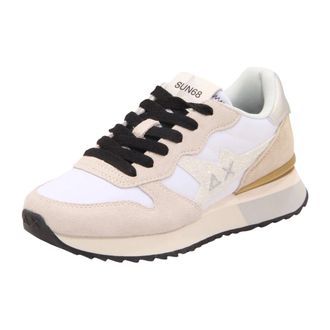 Sun 68 Baskets Stargirl Glitter Logo - Femme - Chaussures - Blanc - Taille: 37 EU