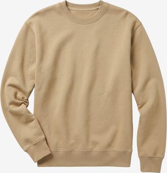 Knowledge Cotton Apparel Herren vegan Sweatshirt Relaxed Rundhals Kelp Meliert