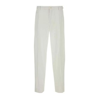 Dolce & Gabbana Stretch Baumwollhose - - Trousers - Herren - Wei&szlig; - L