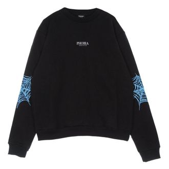 Phobia Archive Cobweb Print Crewneck - - Sweatshirts & Hoodies - Herren - Schwarzk - XL