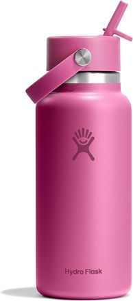 Hydro Flask 907.2 g Wide Flex Straw Cap Bottle - Insulated Stainless Steel - Wide Straw Lid, Non Spill, Leakproof in Reef