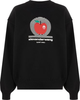 Alexander Wang Pull &agrave; logo