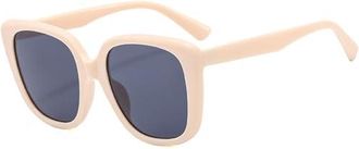 Generic Lunettes De Soleil Carr&eacute;es For Hommes Et Femmes, Id&eacute;ales For Les Sports Plein Air Accessoires D&eacute;coratifs(Beige)