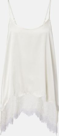 Staud Caraco Chloe en soie m&eacute;lang&eacute;e &agrave; dentelle