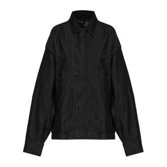 Yohji Yamamoto Blouson en jean - Femme - Vestes - Noir - Taille: 40 FR