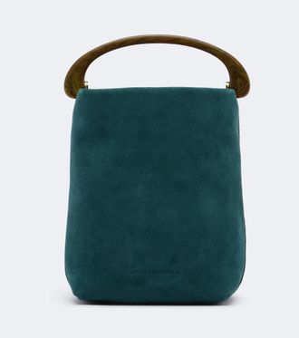 Dries Van Noten Sac &agrave; main Crisp Mini en daim