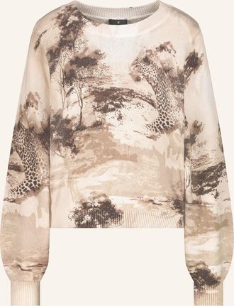 Monari Monari Pullover Mit Schmucksteinen beige