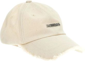 Jacquemus Homme, Accessoires, Beige, Taille: 58 CM La Casquette Artichaut