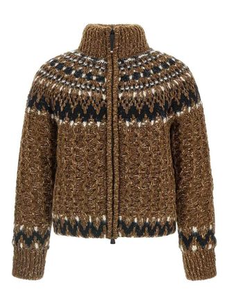 Moncler Blouson Rembourr&eacute; - Marron