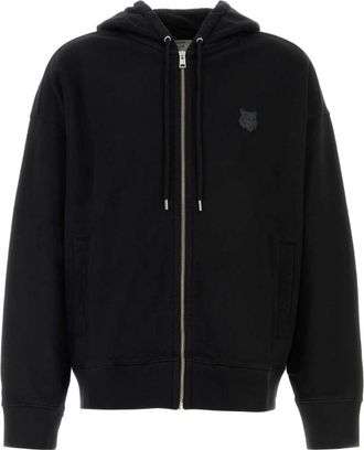 Maison Kitsun&eacute; Homme, Sweatshirts et sweats &agrave; capuche, Noir, Taille: XL Sweatshirts
