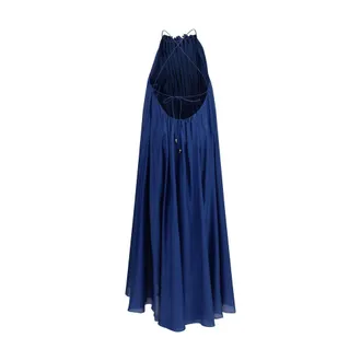 Zimmermann Womens Blue Silk Cocktail Dress
