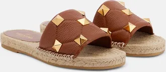 Valentino Garavani Pantoletten Roman Stud aus Leder