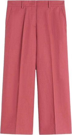 Max Mara Femme, Pantalons, Rouge, Taille: 36 FR Pantalone lungo