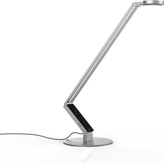 Luctra Table Pro 2 Radial Base LED Schreibtischlampe, biologisch wirksames Licht, dimmbar, 929123, silber