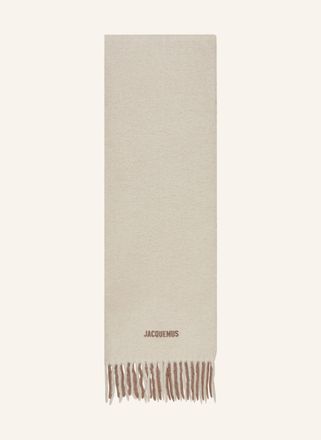 Jacquemus Jacquemus Alpaka-Schal L Echarpe Moisson beige