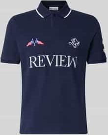 Review Regular Fit Poloshirt mit Logo-Stitching Modell Sail