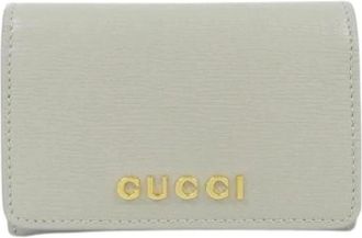 Gucci Porte-cartes daffaires Pre-owned - Femme - Pre-owned - Gris - Taille: ONE Size