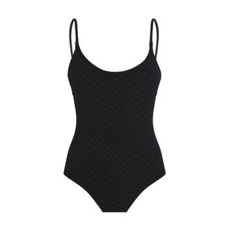 Vilebrequin Maillot de bain une pi&egrave;ce Jacquard Chevron - Femme - Maillots de bain - Noir - Taille: 40 FR