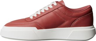Calvin Klein Damen Chunky Cupsole Laceup OXF LTH Yw0Yw02032 Low Top, Purple (Dusty Rose/Marshmallow/Gum), 39 EU