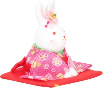 SOLUSTRE Japanischer Stil Miniatur Kaninchenfigur aus Bruchfestem Material Dekorative Auto und Tischdeko f&uuml;r Garten Balkon und Schreibtisch