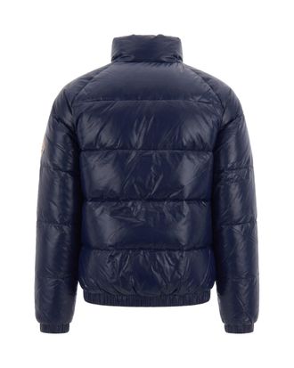Pyrenex High-Neck Quilted Down Jacket - Blue