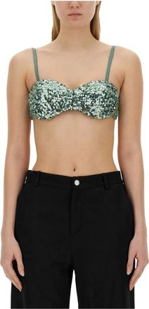 Moschino Femme, Tops, Bleu, Taille: 36 FR Top