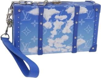 Louis Vuitton Pochette en toile Pre-owned - Femme - Pre-owned - Bleu - Taille: ONE Size