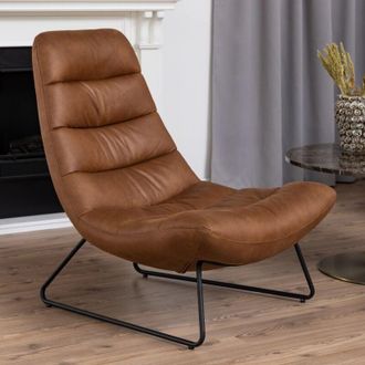 ebuy24 Milford Fauteuil, cognac