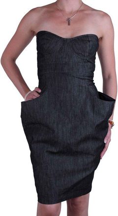 Diesel Minikleid Diesel Jeanskleid Minikleid Corsage NYSS08.10