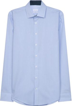 Seidensticker Herren Business-Hemd - Extra Slim Fit - B&uuml;gelfrei - Kent-Kragen - Langarm - Karo - Patch - 100% Baumwolle, lichtblauw36