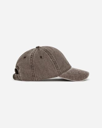 Arket Cap Aus Gewaschener Baumwolle -Braun