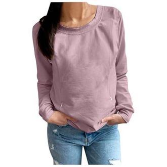 Generic Sweat-Shirt dallaitement d&eacute;contract&eacute; pour Femmes, Confortable, avec Fermeture &eacute;clair, Hauts Pull dallaitement, Pull de Maman Pull Noir Capuche