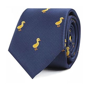 AusCufflinks Cravate dAnimaux Tissée | Cadeau pour Homme | Accessoire de Travail | Idée dAnniversaire, Motif Canard, Taille Unique